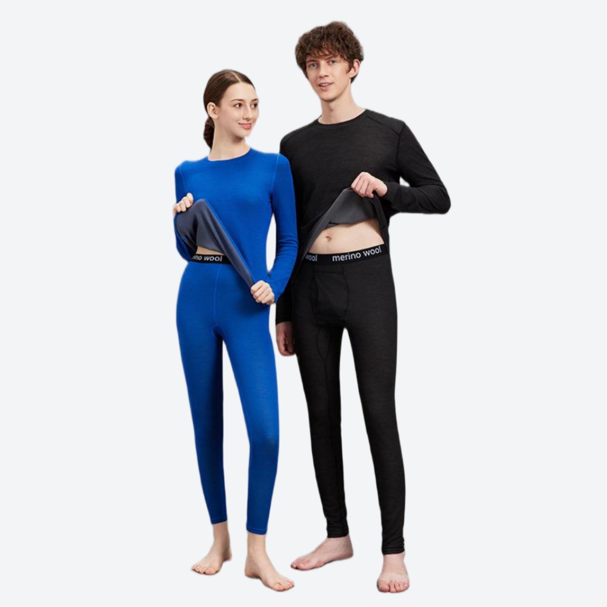 Aero Merino Wool Compression Base Layer Suit, Quick-Dry, Mousier ...